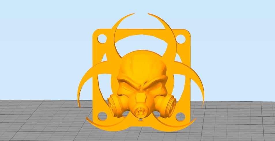 Free 3D file Biohazard Fan Cover 40x40・3D print model to download・Cults