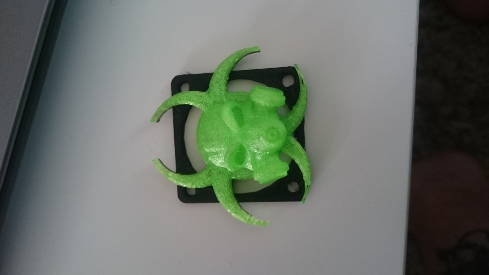 Free 3D file Biohazard Fan Cover 40x40・3D print model to download・Cults