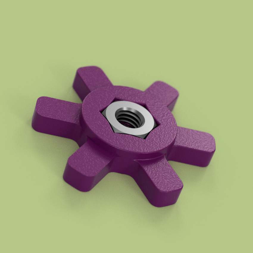Free 3D file Customizable Nut Knob (in Fusion 360) 🔩・3D printer design ...