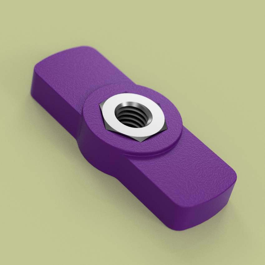 Free 3D file Customizable Nut Knob (in Fusion 360) 🔩・3D printer design ...