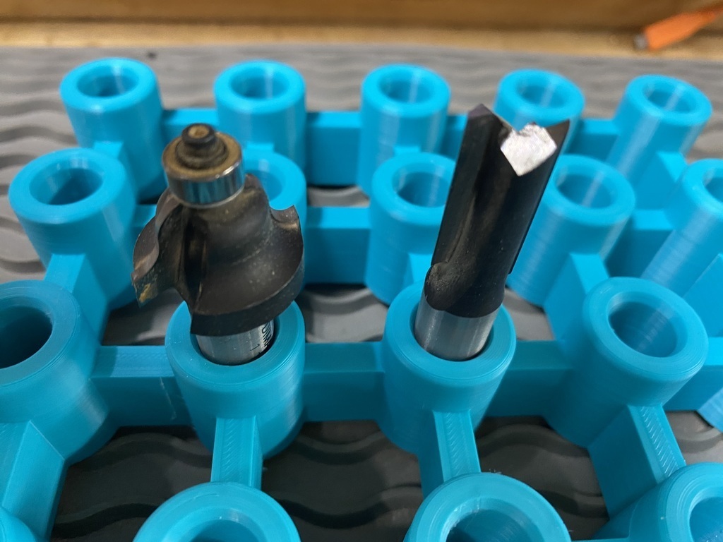 Free 3D file Router Bit Storage 📦・3D printer design to download・Cults