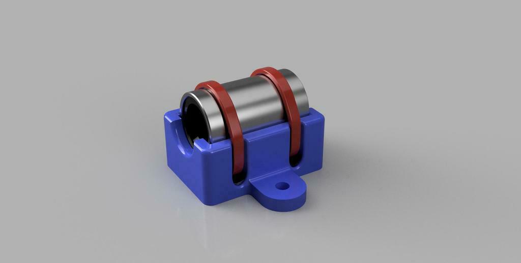 Free 3D file Linear Bearing Holder Bracket - 2 sizes, 4 configurations ...