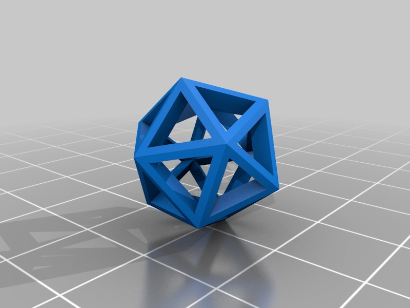 Free 3D file Icosahedron・Model to download and 3D print・Cults