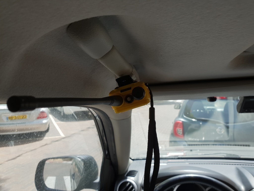 Free 3D file Car ceiling radio holder・3D printable object to download・Cults