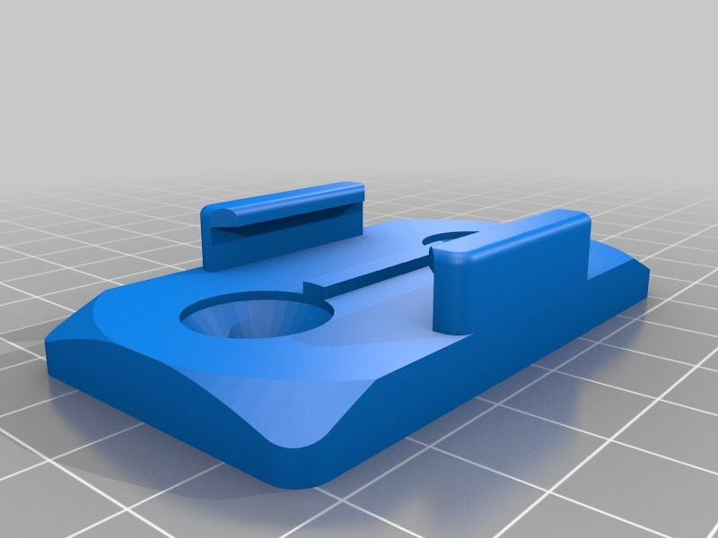 Free 3D file Axis Kiteboard fin nut with GoPro mount・3D printer design ...