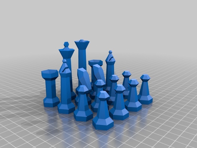 Free 3D file Parametric chess set・3D print design to download・Cults