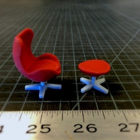 Download 3D printing templates Egg Chair ・ Cults