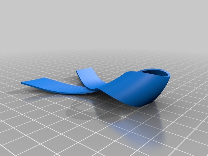 Free 3D file Ribbon Pendant (Wearable)・Template to download and 3D ...