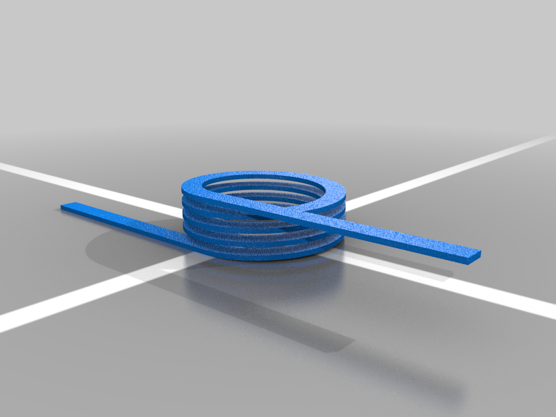 Free 3D file Torsion Spring・3D printing idea to download・Cults