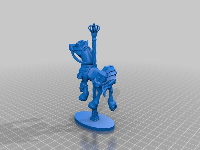 Free 3D file carousel horse・3D printable design to download・Cults