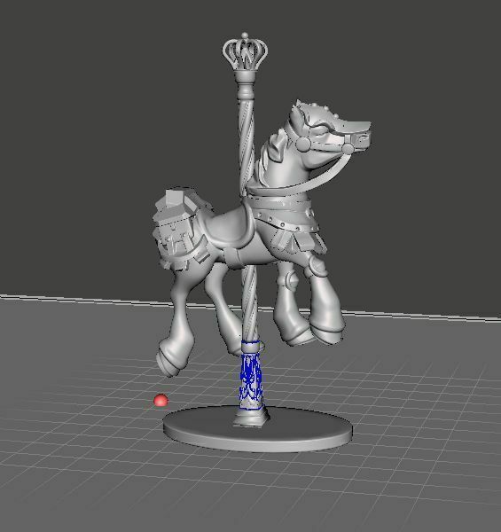 Free 3D file carousel horse・3D printable design to download・Cults