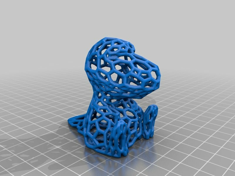 Free STL file T-rex Voronoi Style・3D printable model to download・Cults
