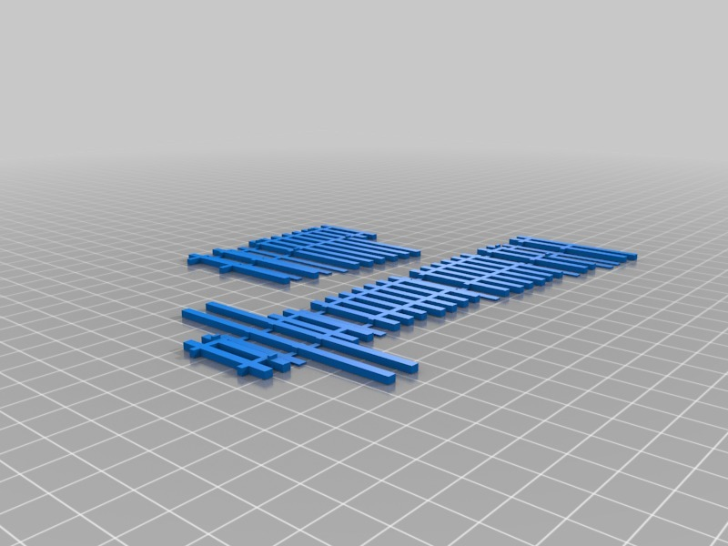 Free 3D file Fast Tracks #5 printed ties for HO 🛤️・3D print object to ...