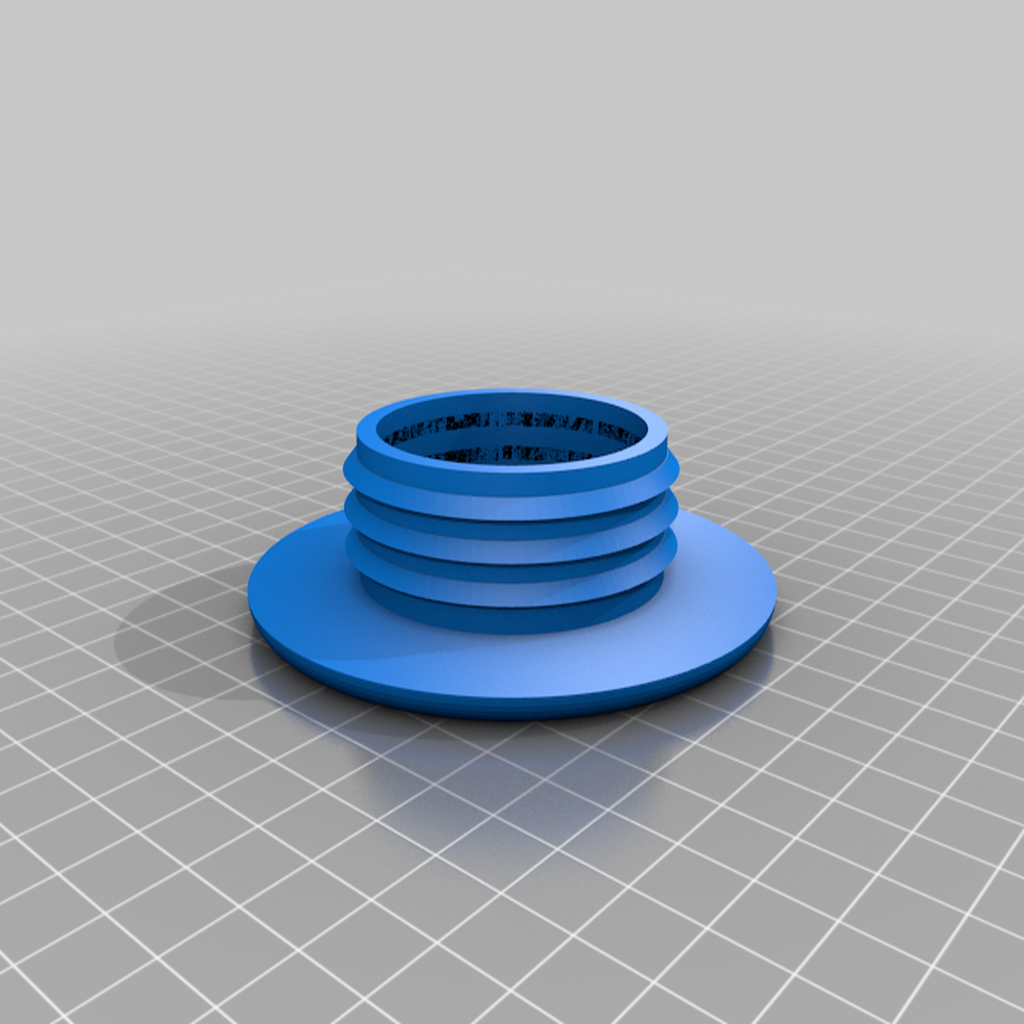 Free 3D file Blanking plug for motorhome/caravan table leg・3D printable ...