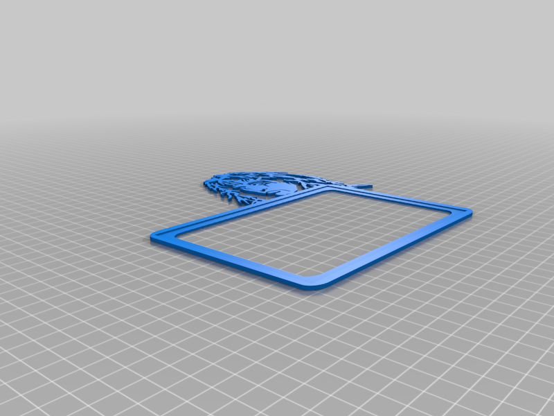 Free 3D file Alice Cooper Silhouette Picture Frame (4x6)・Template to ...