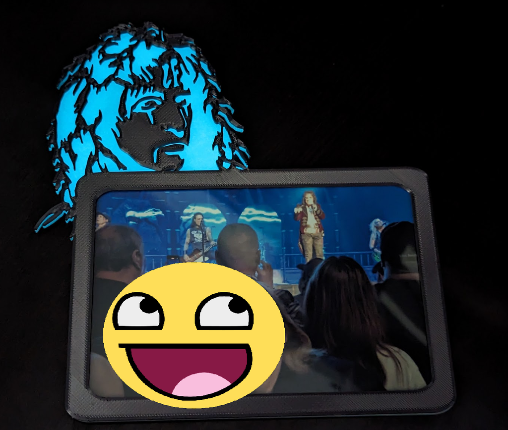 Free 3D file Alice Cooper Silhouette Picture Frame (4x6)・Template to ...