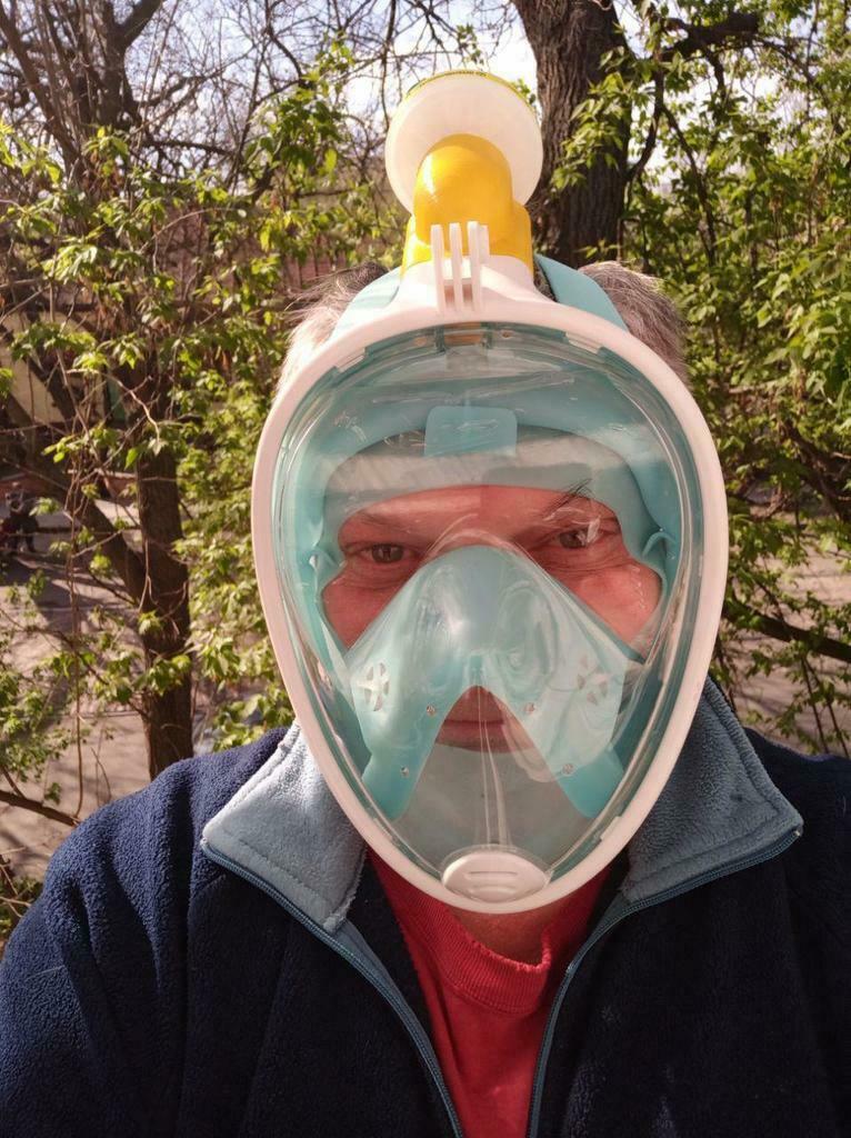 Free 3D file Snorkeling mask (other model) virus-bacterial filter ...