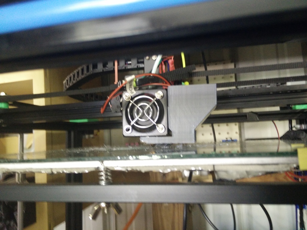 Free 3D file Fan Shroud for Tronxy X5S using 40mm Fan・Template to ...