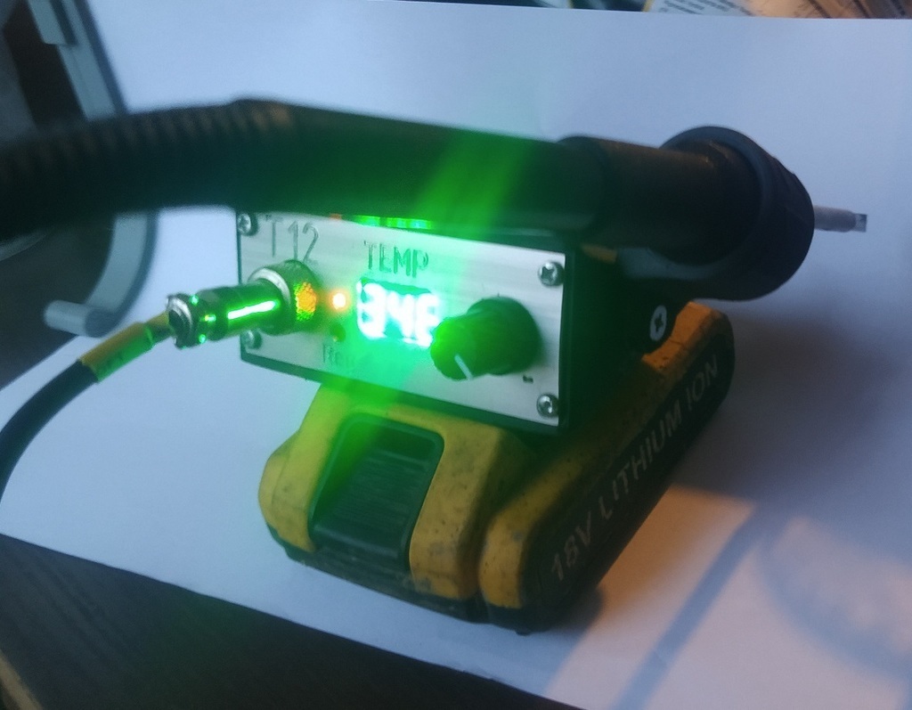 Free 3D file T12 Soldering Station for DEKO 18V battery・3D print model ...