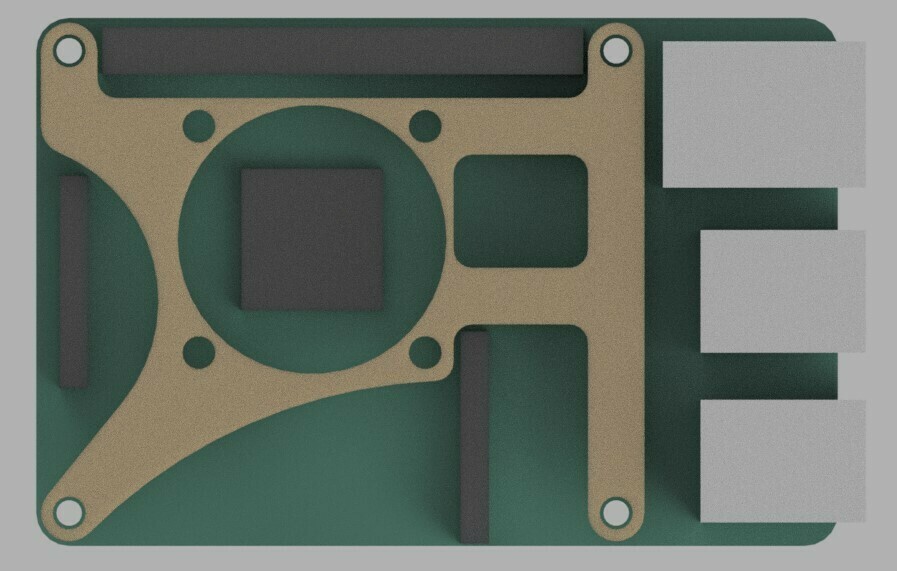 Free 3D file Raspberry Pi 4 FAN Bracket 30 mm・3D printing model to ...