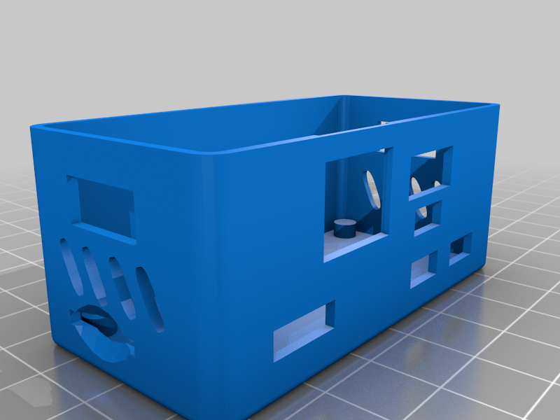 Free 3D file Raspberry Pi Zero LAN/USB hub hat case・Model to download ...