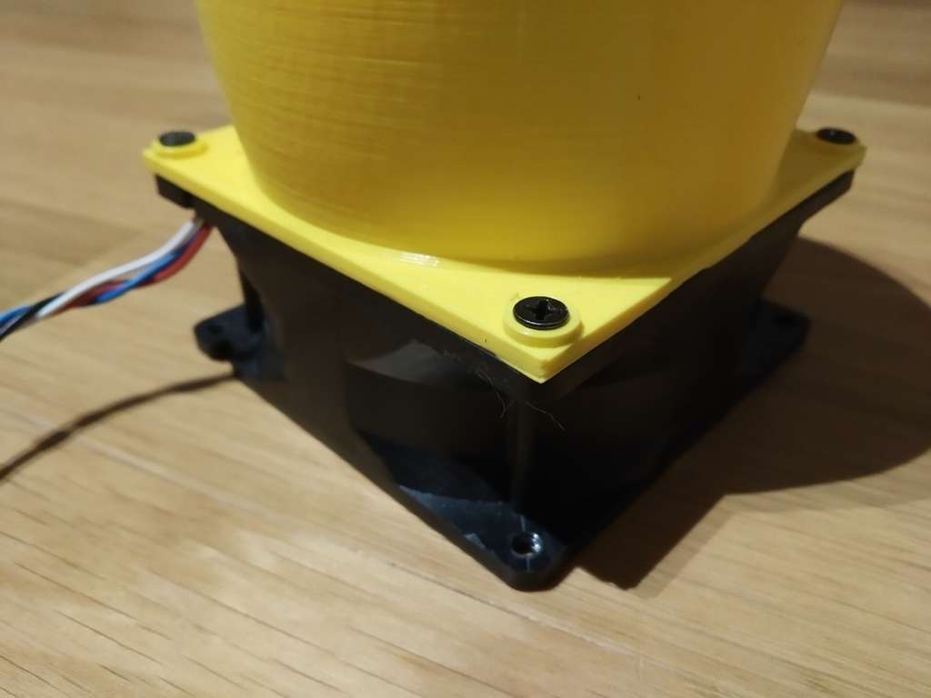 Free 3D file 90mm fan to 100 mm ventilation duct・3D printer model to ...