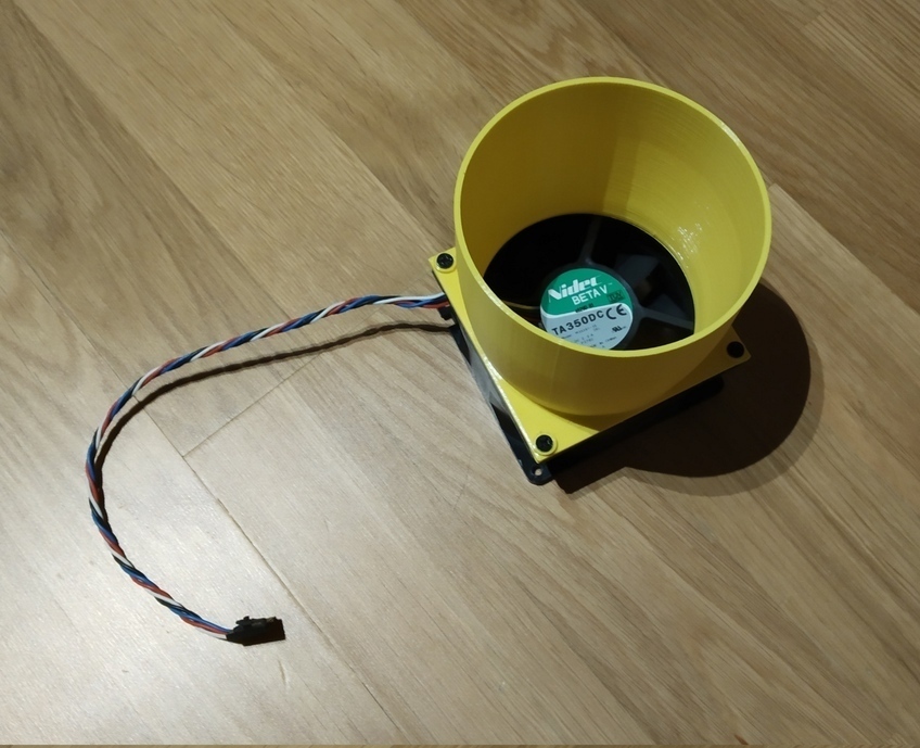 Free 3D file 90mm fan to 100 mm ventilation duct・3D printer model to ...