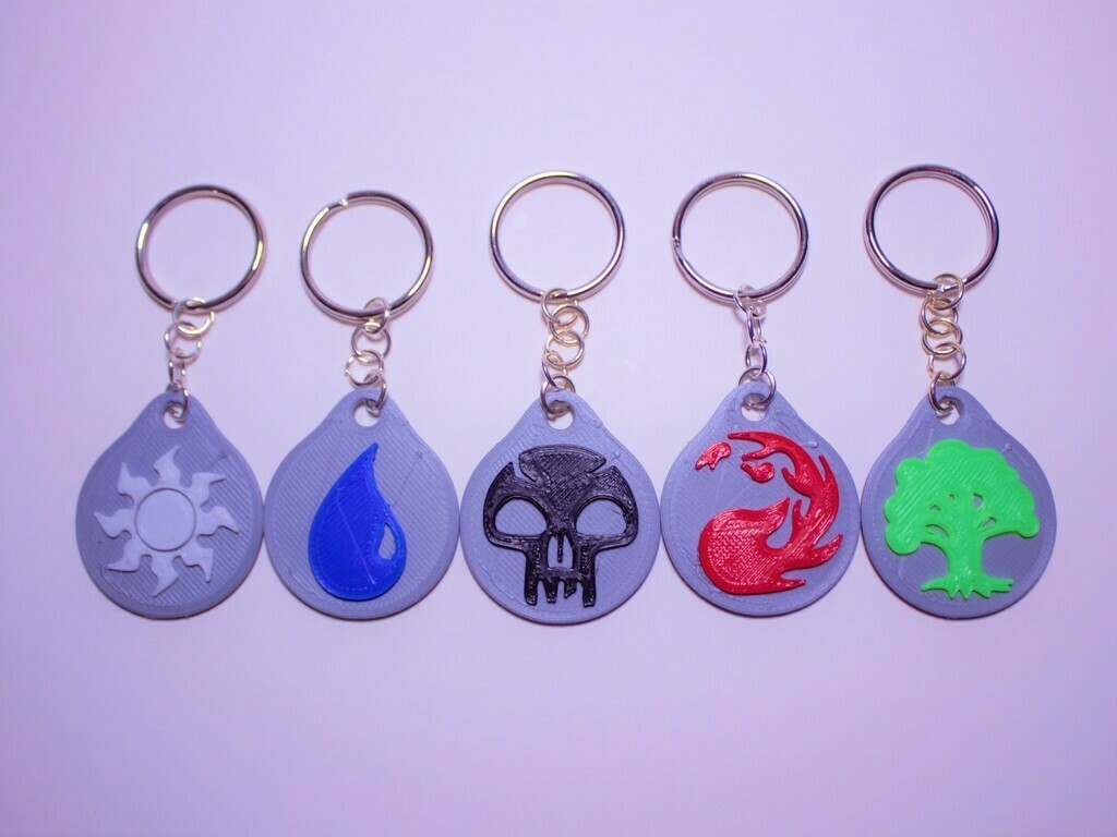 Free 3D file MTG - Symbol Keychains 🗝️・3D printable object to download ...