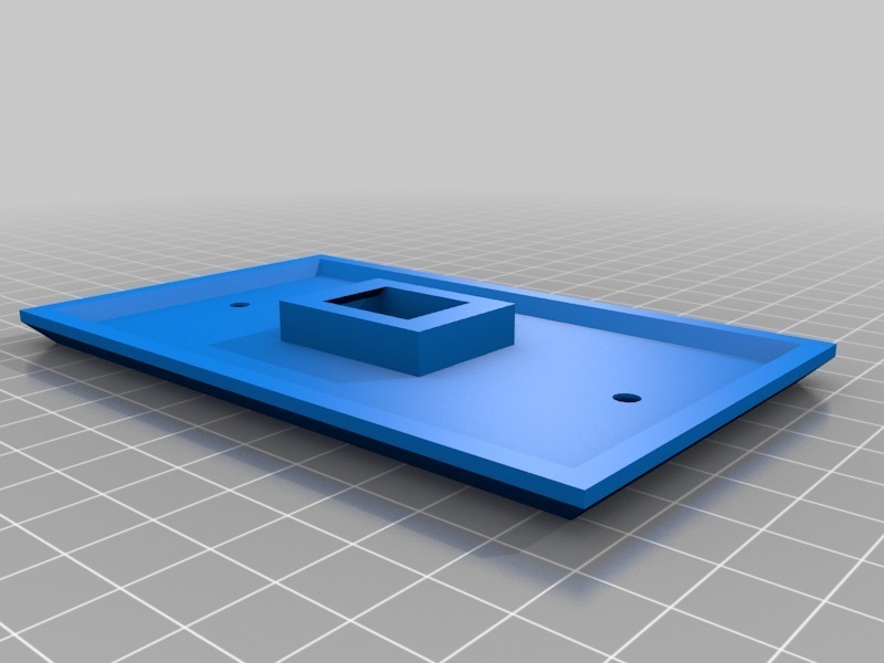 Free 3D file Single Keystone Plate - Wall Plate Customizer・3D printing ...