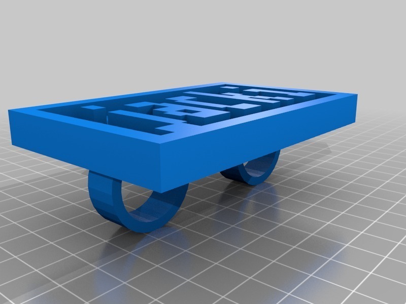 Free 3D file Jacki Customized Word Rings・3D printer design to download ...