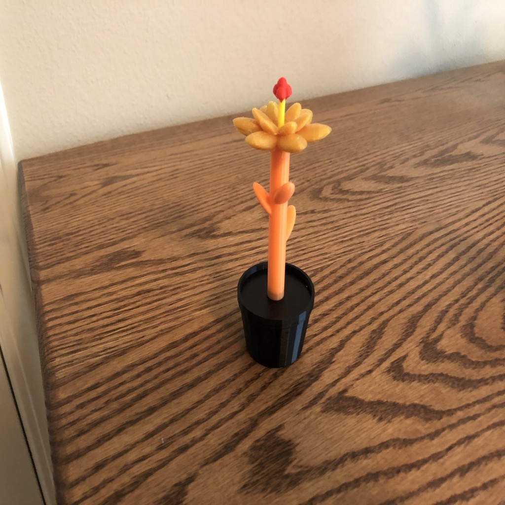 Free 3D file Flower in Pot・3D printing idea to download・Cults
