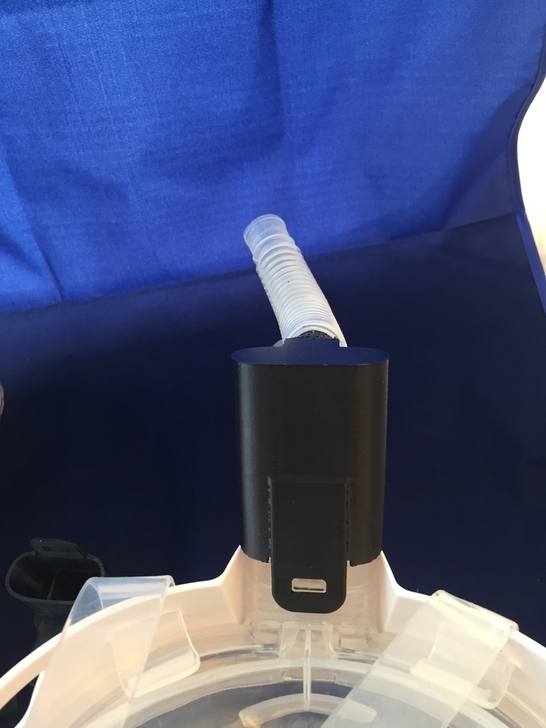 Free 3D file Emergency PAPR Mask Adapter・3D printer model to download・Cults