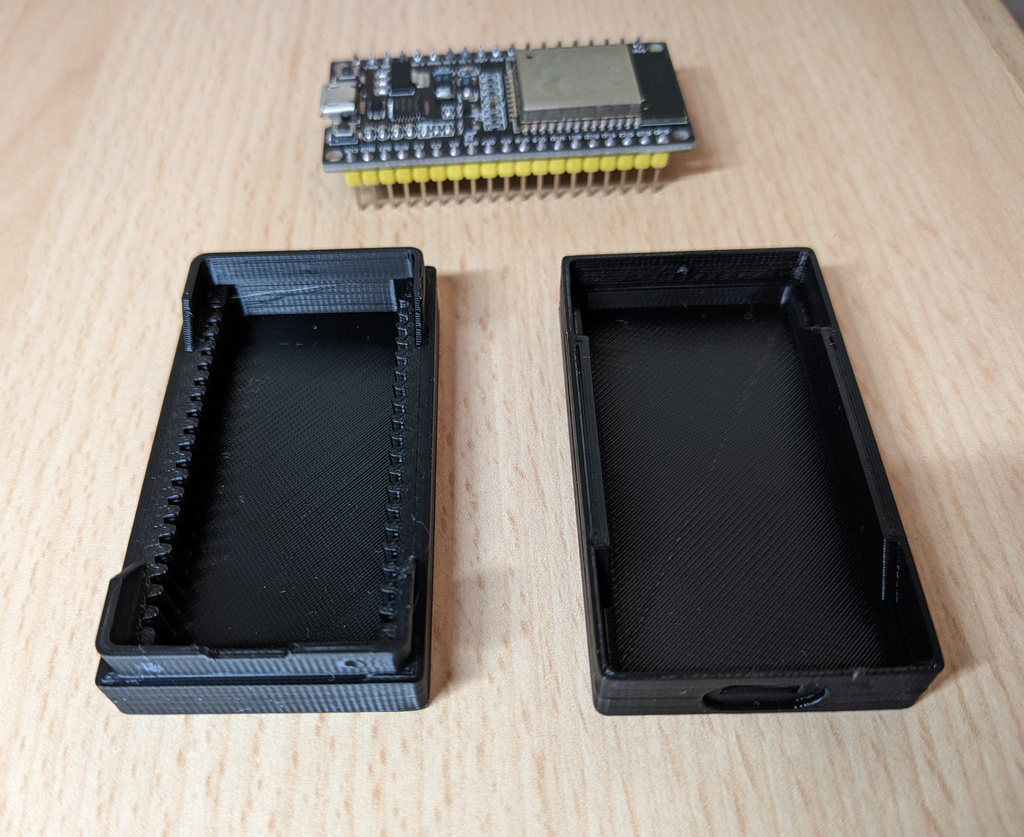 Free 3d File Case For Esp32 Devkit With Pins 🧞‍♂️・3d Printing Idea To