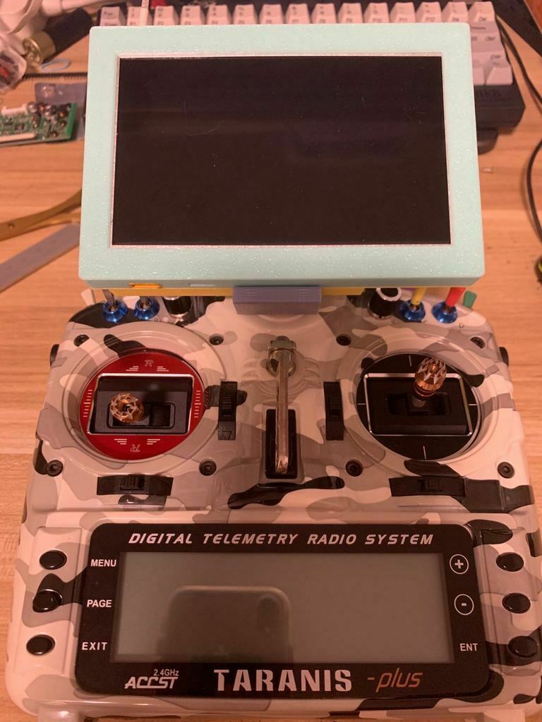 Free 3D file FPV Screen Holder For Taranis X9D Plus SE・3D print design to download・Cults