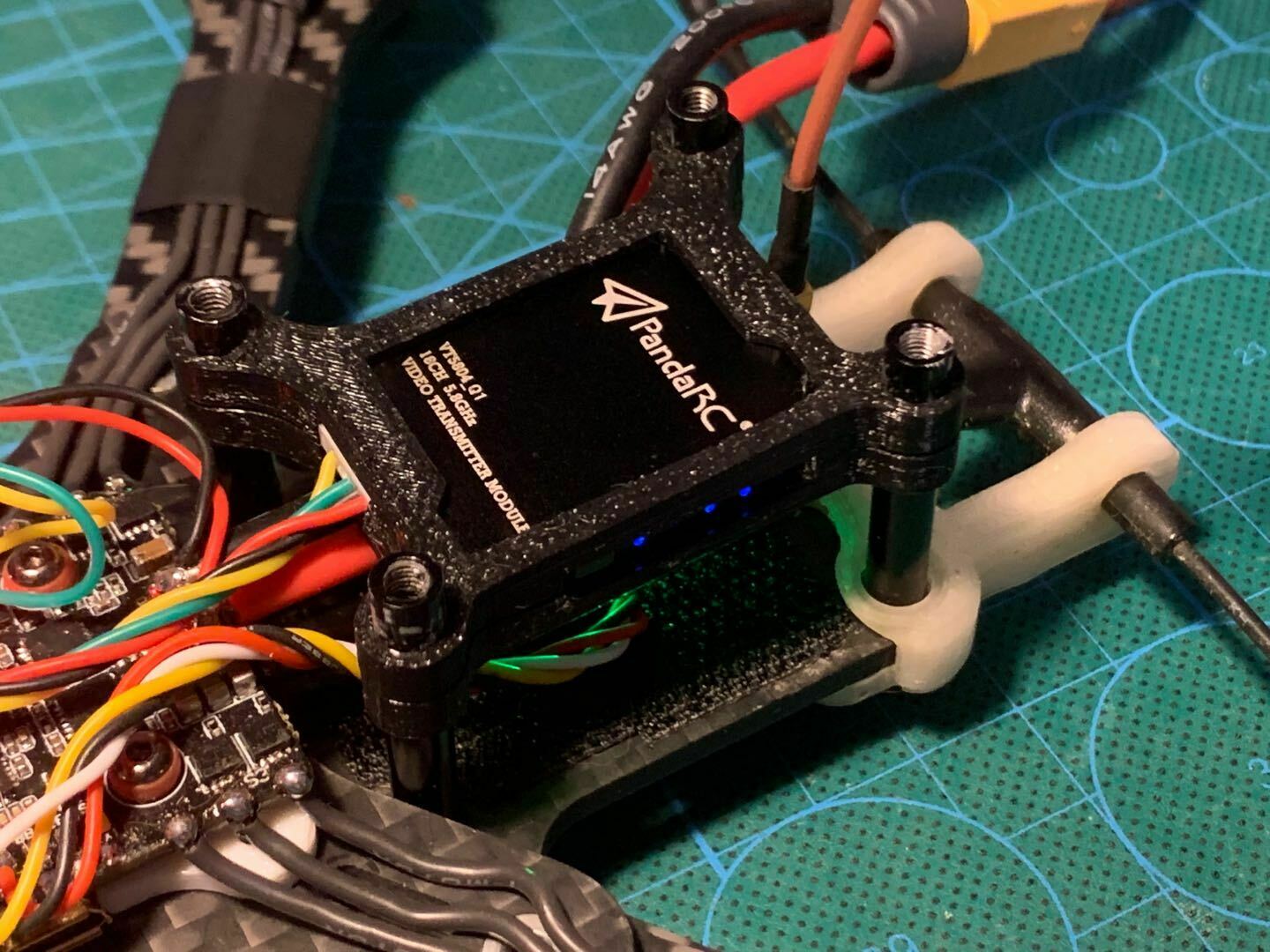 Free 3D file PandaRC VTX Q1 Holder For TBS Source One・3D printable ...