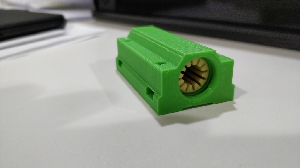 Free 3D file IGUS RJMP-01-08 Dual Bearing Block (replaces SCS8LUU)・3D ...