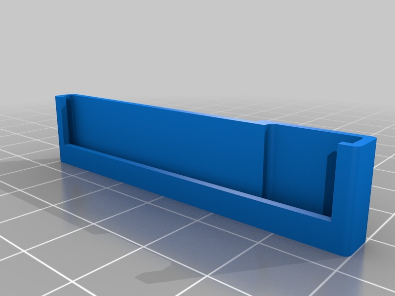 Free 3D file 8-LED Neopixel Stripe holder (OpenScad), 2 mount versions ...
