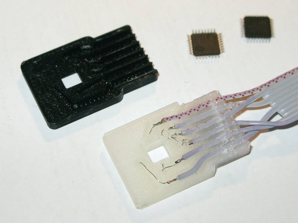 Free 3D file ISP Flasher Adapter for Mega8 Atmel AVR TQFP32 🔌・3D ...