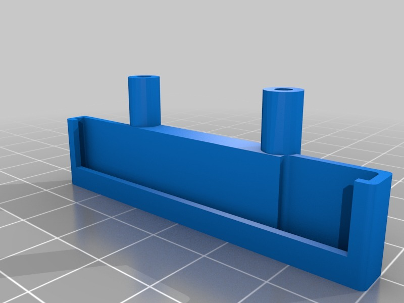 Free 3D file 8-LED Neopixel Stripe holder (OpenScad), 2 mount versions ...