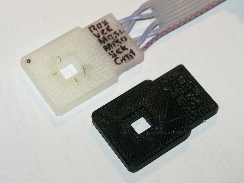 Free 3D file ISP Flasher Adapter for Mega8 Atmel AVR TQFP32 🔌・3D ...