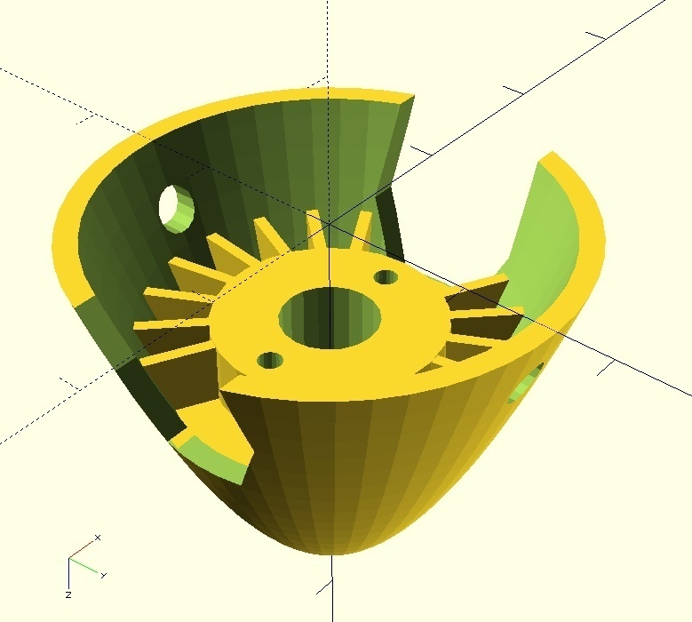 Free 3D file Spinner for R/C model folding prop (e.g. MPX Merlin)・3D ...