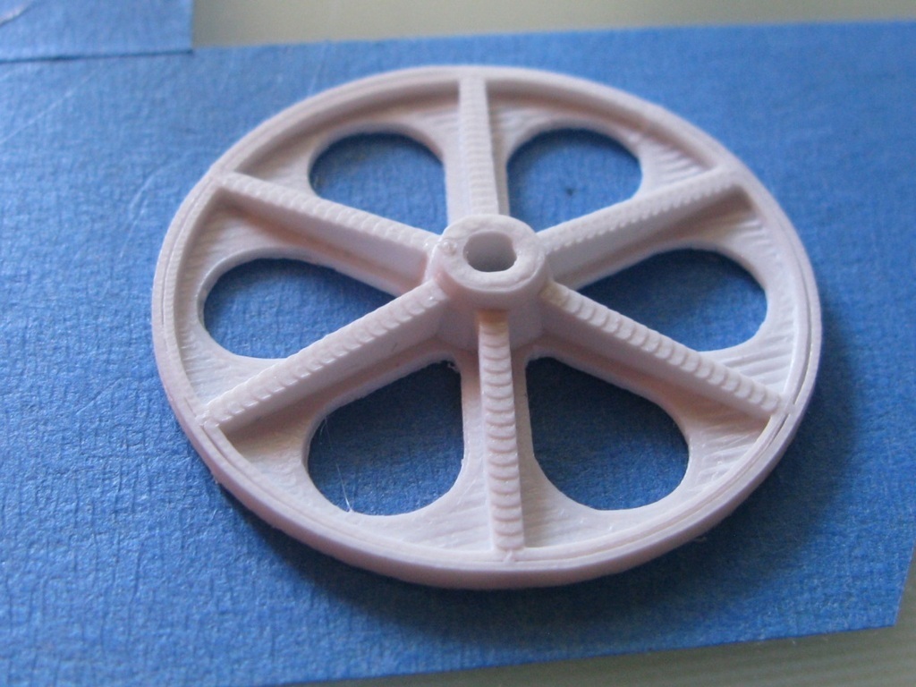 Free 3D file Wheel for R/C Slowflyer / Shockflyer (parametric, OpenSCAD ...