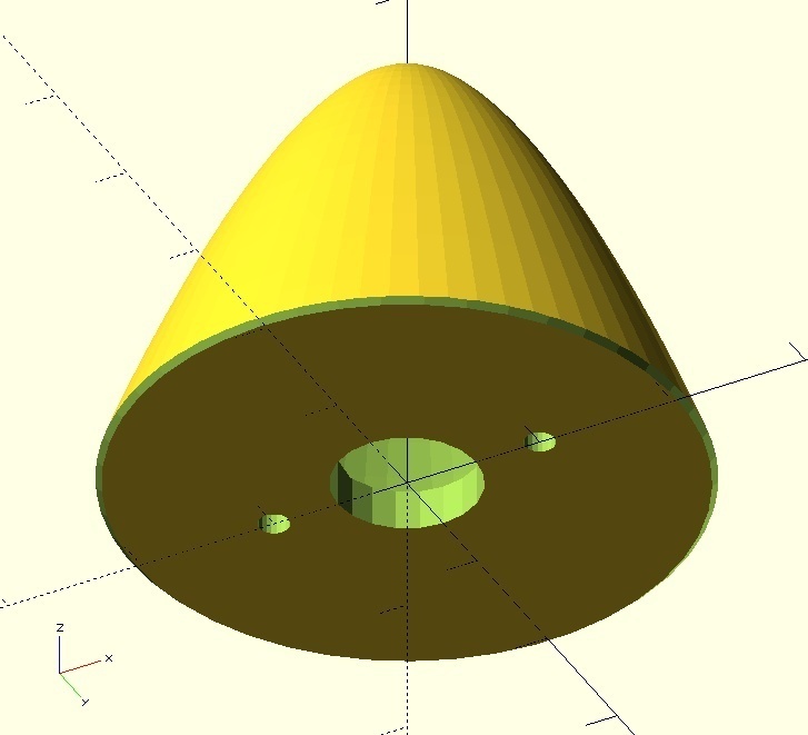 Free 3D file R/C Plane Spinner, OPENSCAD customizer configurable・3D ...