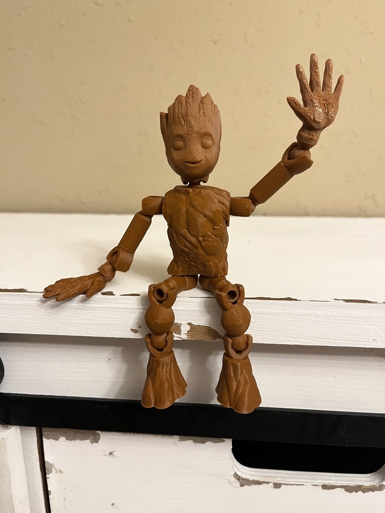 Free 3D file Groot・3D printer model to download・Cults