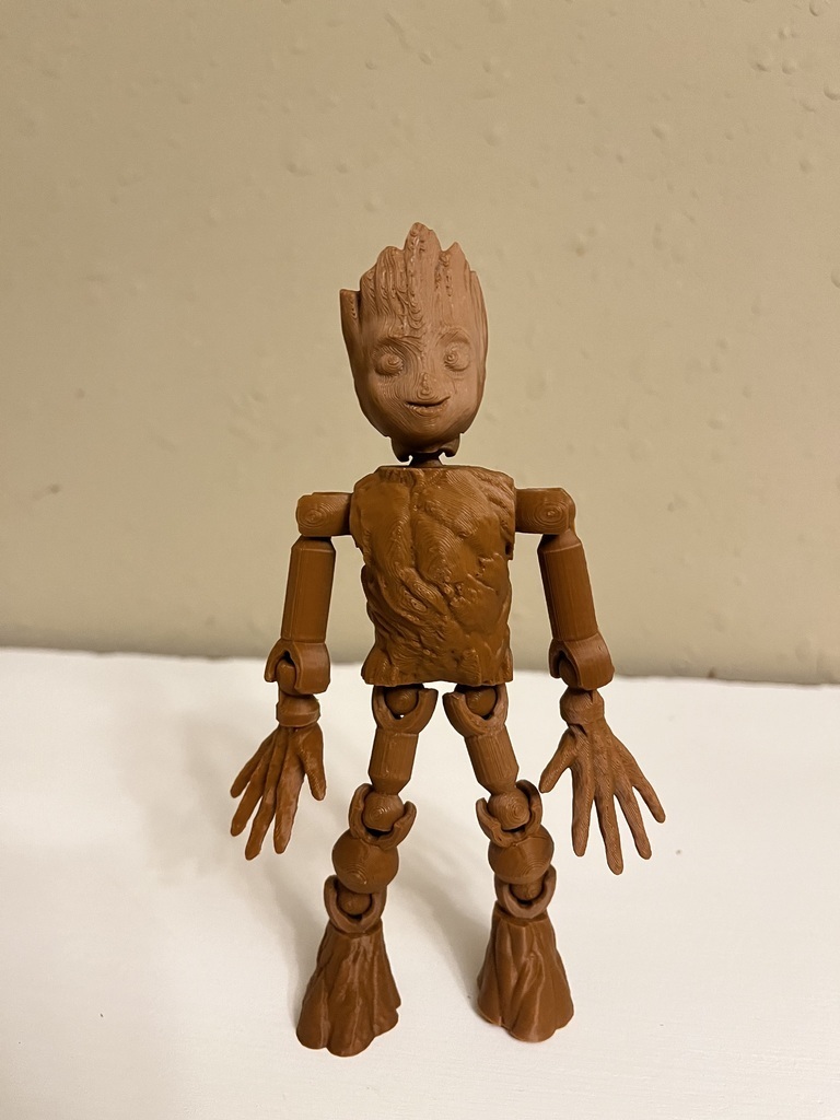 Free 3D file Groot・3D printer model to download・Cults