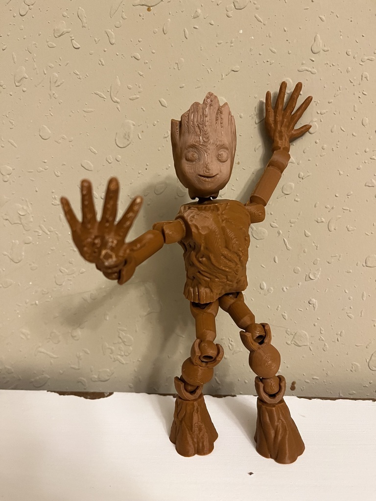 Free 3D file Groot・3D printer model to download・Cults