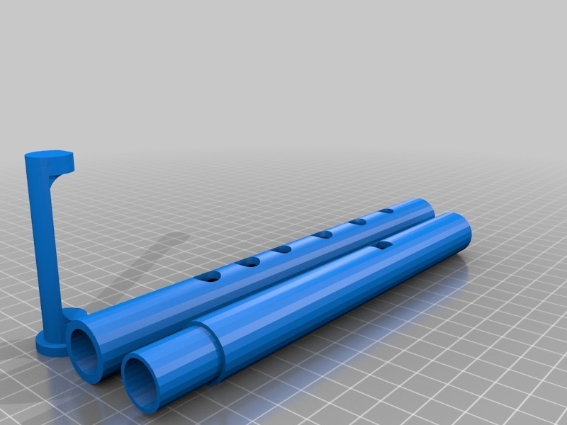 Free 3D file Asian Flute or Folk flute.・3D printer model to download・Cults