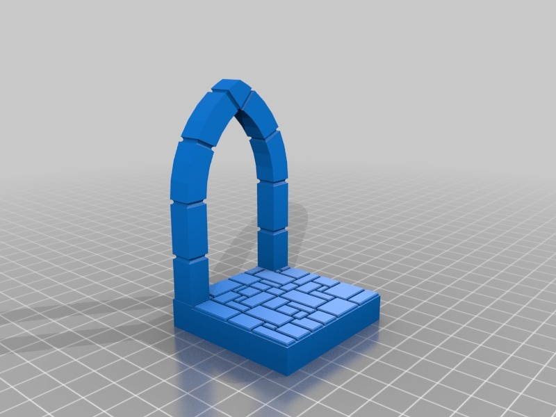 Free 3D file OpenForge Stone Brick Archway・3D printer design to ...