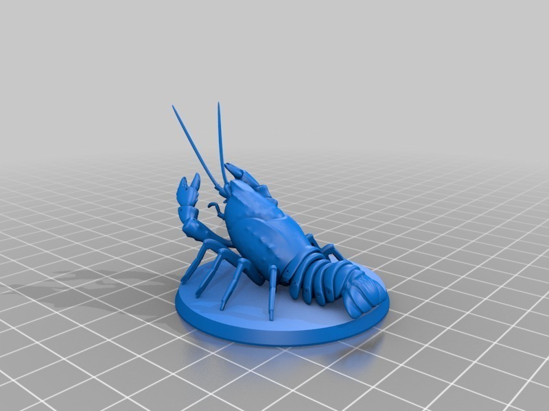 Free 3D file Giant Crayfish (50mm)・3D printer design to download・Cults