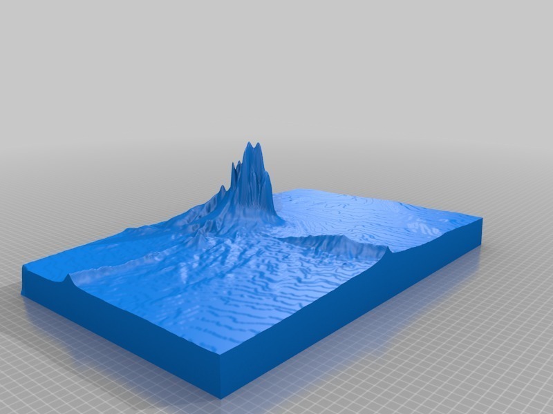 Free 3D file "The Shiprock" Shiprock, NM (Tse' bit'a'i)・3D printable ...